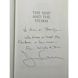 Other | Signed 201 The Ship And The Storm Jim Carrier Hurricane Mitch ...
